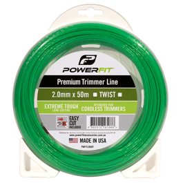 PowerFit 2mm x 50m Twist Premium Trimmer Line