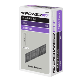38mm Electro-Galvanised DA Angled Brad Nails - 2,000 Pack
